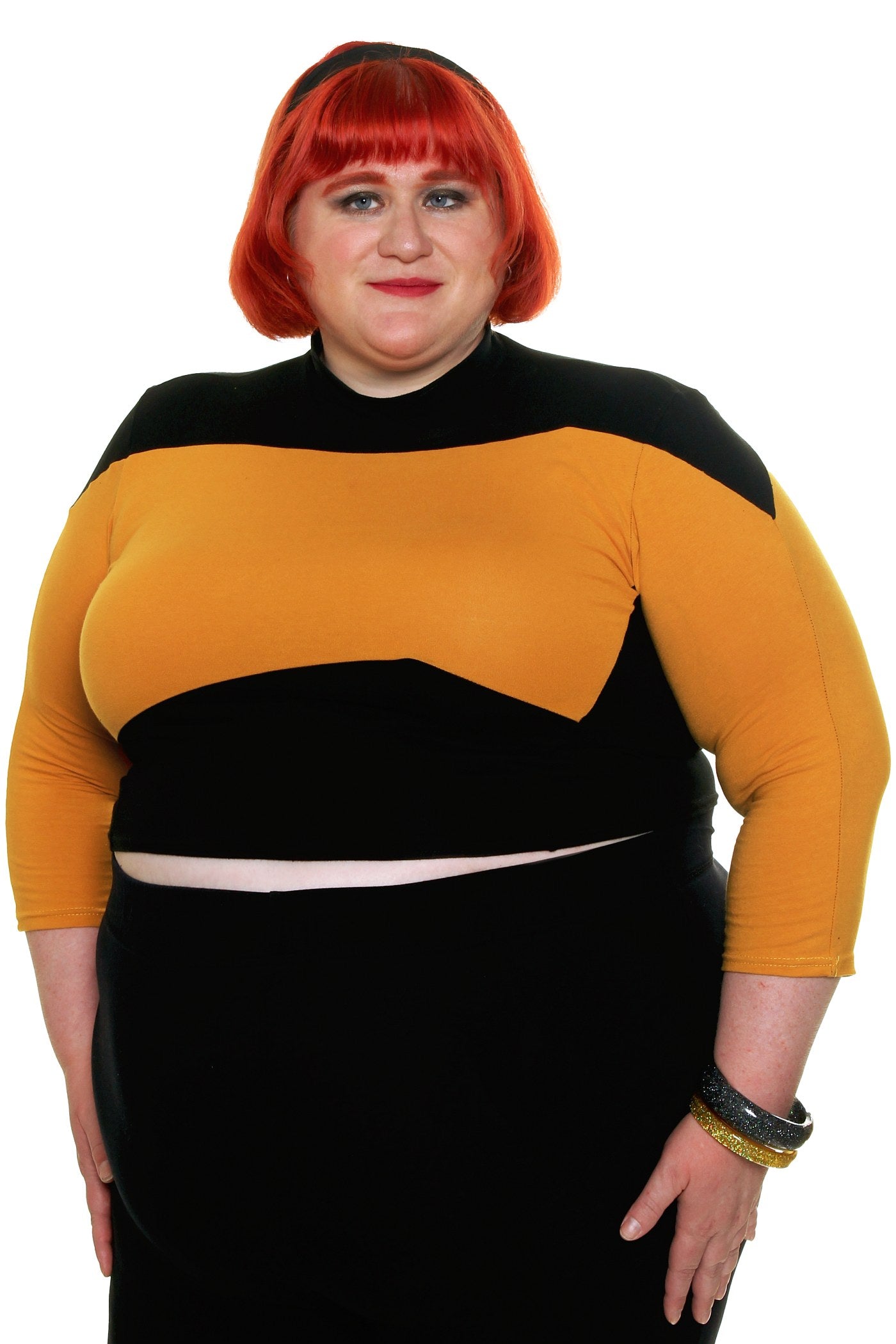 Generation Mod Top in Gold – Pop Galaxy Clothing