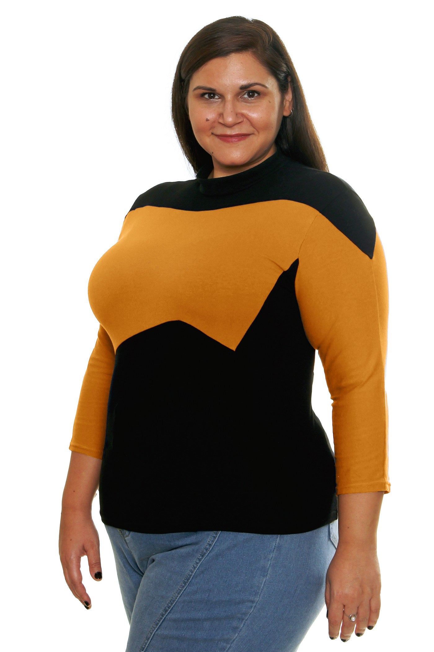 Generation Mod Top in Gold – Pop Galaxy Clothing