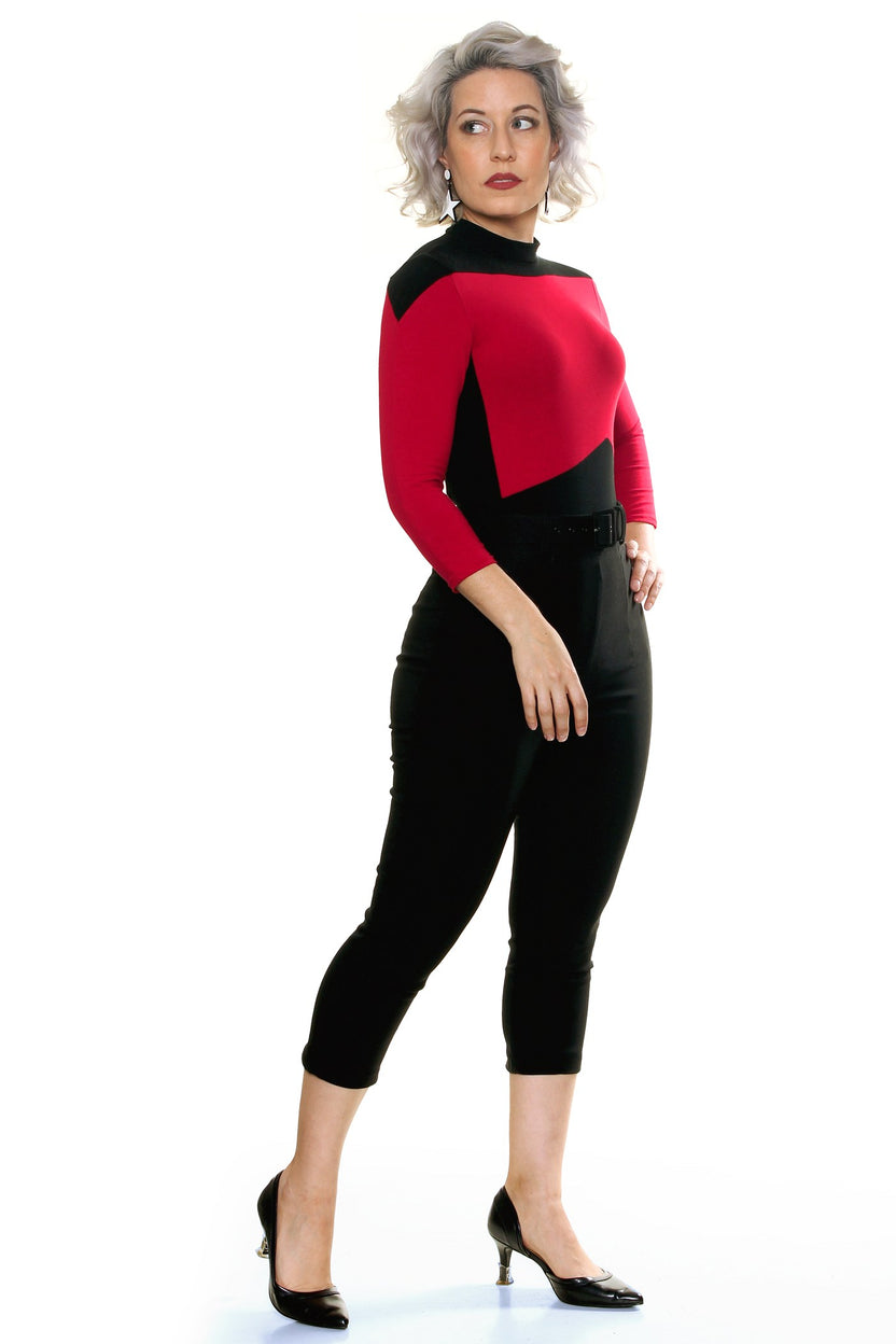 Generation Mod Top in Red – Pop Galaxy Clothing