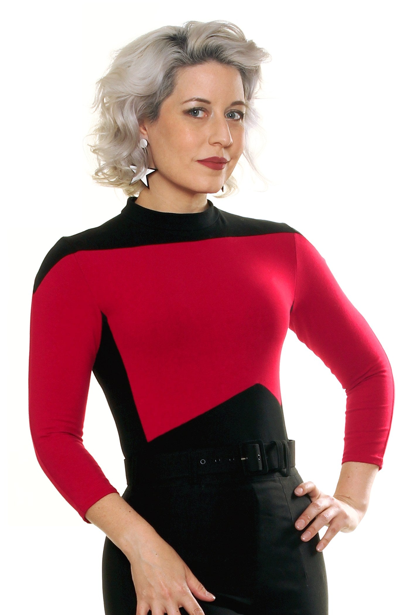 Generation Mod Top in Red – Pop Galaxy Clothing