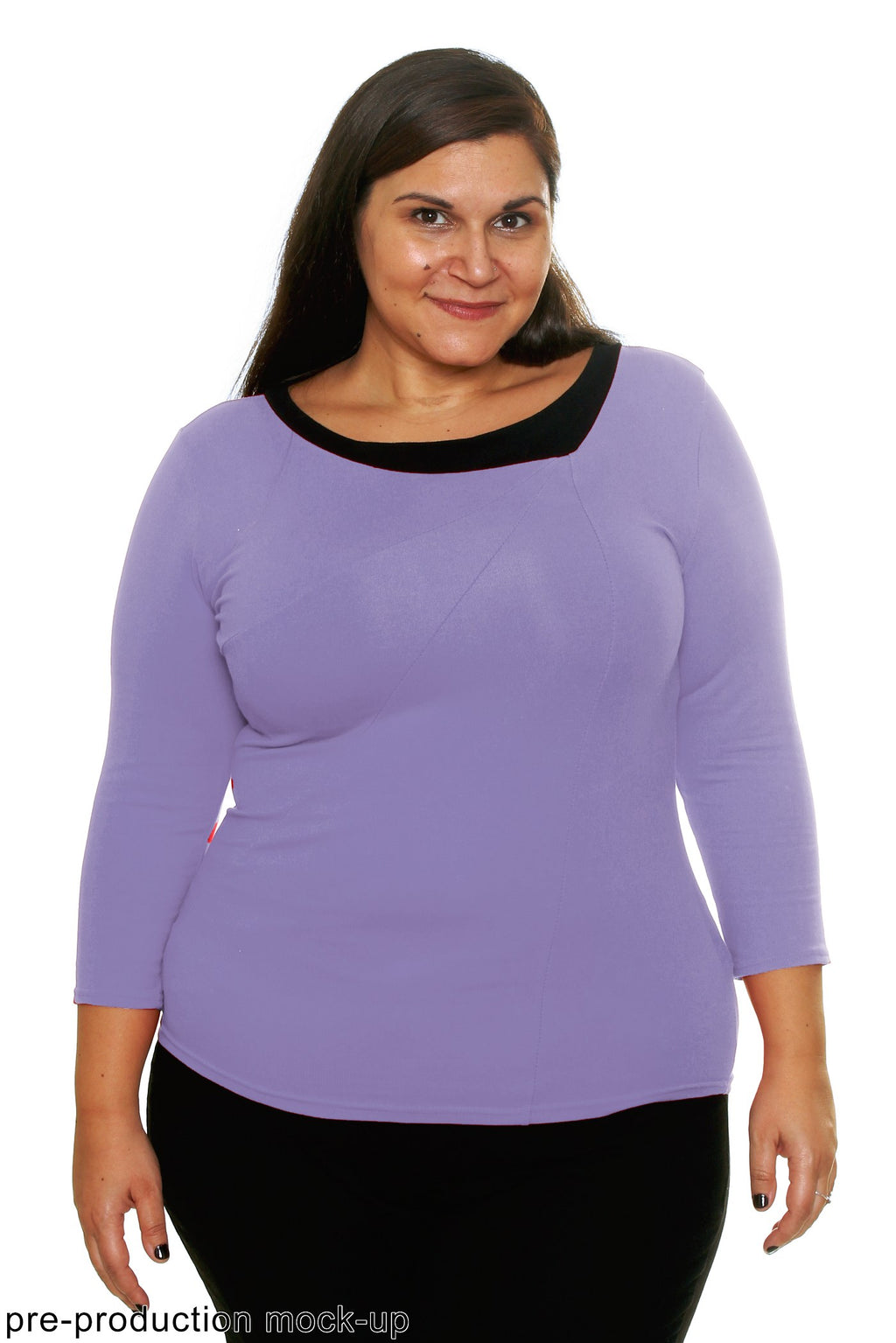 Original Retro Top in Purple – Pop Galaxy Clothing